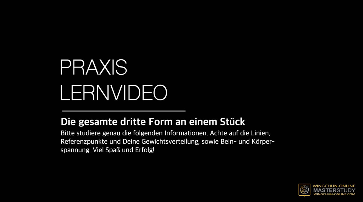 Biu Jee Form – Wing Chun Online Lernen